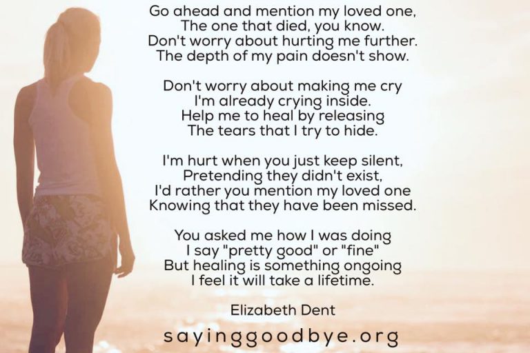 Poems | Saying Goodbye